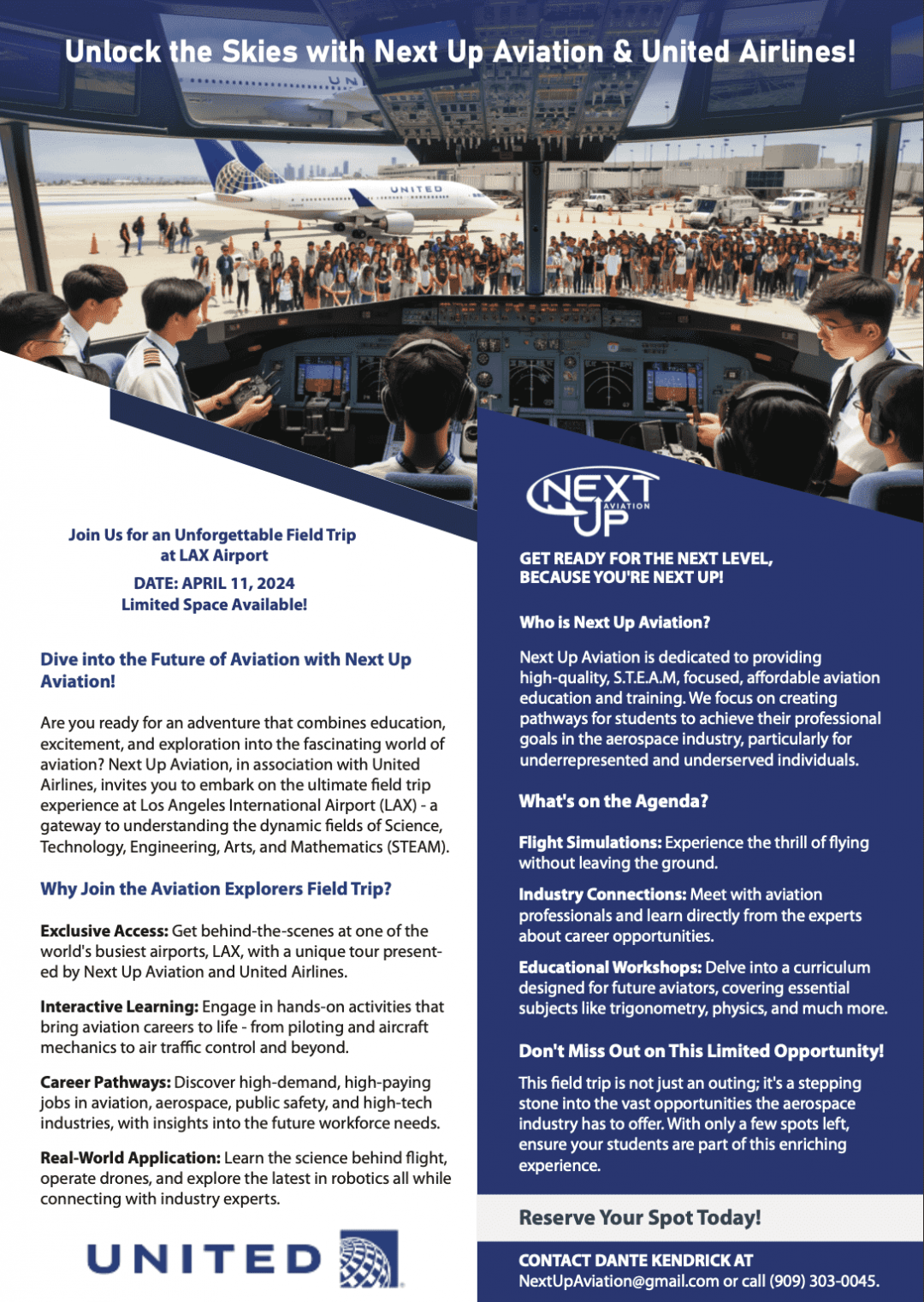 Upcoming Events - Next Up Aviation